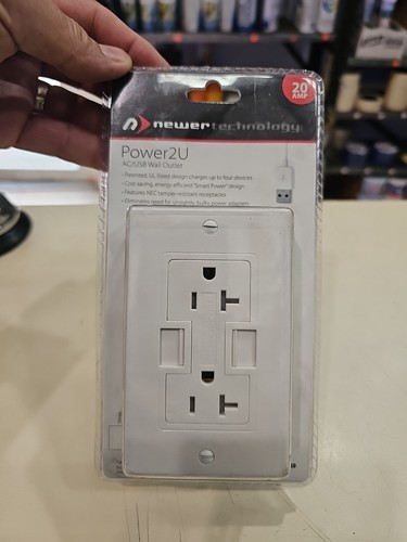 Dual USB Wall Outlet Port 20A Power Socket Charger AC Receptacle Plate ...