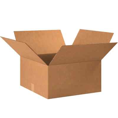 12x12x6 in. Corrugated Cardboard Boxes for Shipping, Moving Storage ...