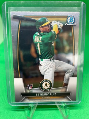 2023 Bowman Chrome Esteury Ruiz Rookie Card #46 Oakland Athletics | eBay