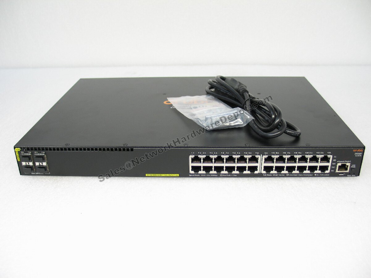Aruba HP JL261A HPE 2930F 24G PoE+ 4SFP Gigabit Switch **1-Year ...