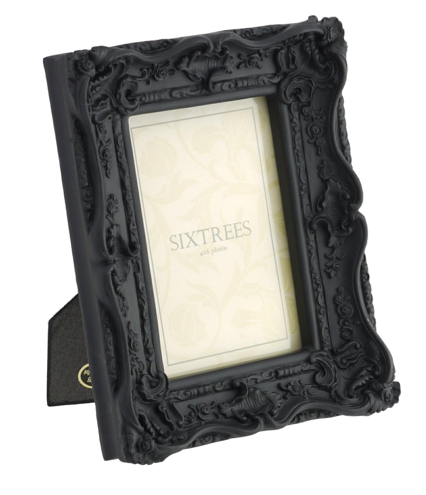 Shabby Chic Very Ornate Black 6 x 4 inch Photo Frame Sixtrees Chelsea ...