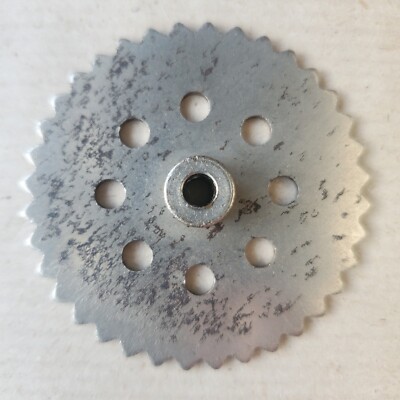 1x meccano Sprocket Wheel Part 95,nickel Single Tapped ,triple Stamped ...