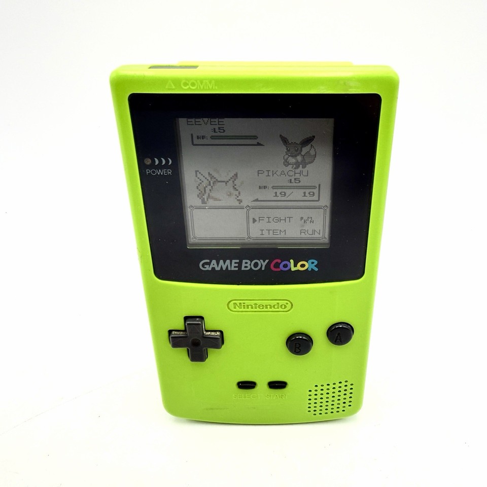 Nintendo Game Boy Color Kiwi Lime Green Handheld Console System ...