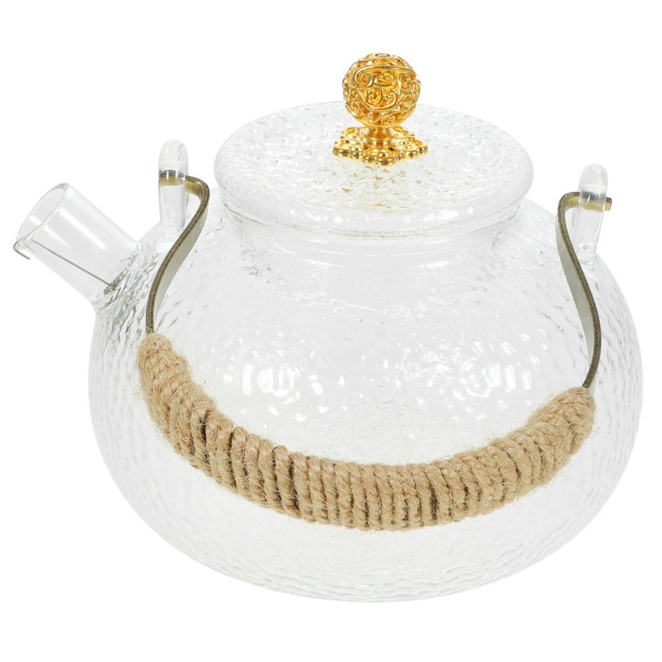 Water Heating Pot Glass Tea Kettle Water Pot Storage Holder for Home ...