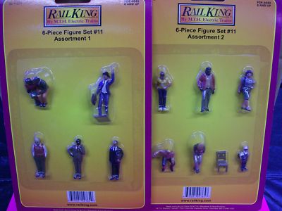 MTH Trains O Scale 12 Painted Figure's Set #11 ( Series 1 &2 ) Lionel ...