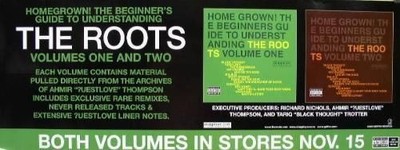THE ROOTS 2005 volumes 1 & 2 promotional poster Flawless New Old Stock ...