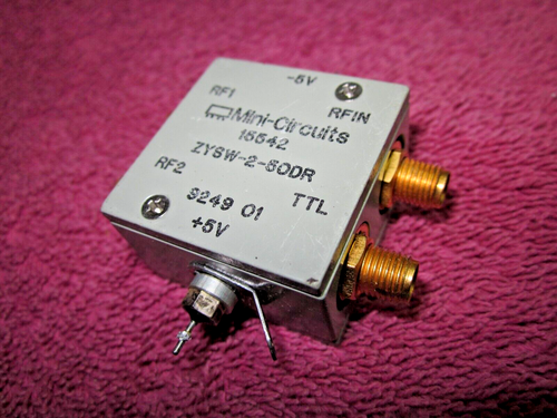 Mini-Circuits ZYSW-2-50DR RF Microwave Switch Driver SMA | eBay
