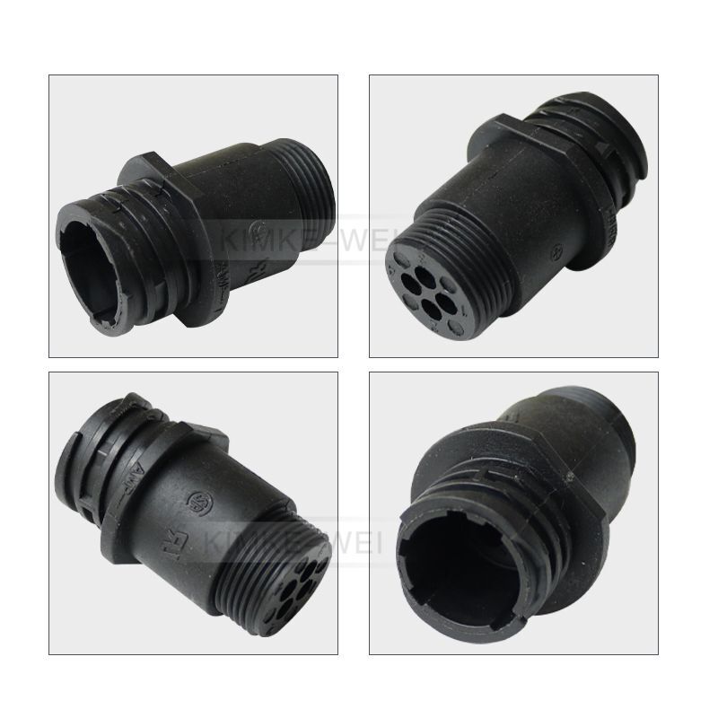 4 Pin/Way TE/AMP/TYCO CPC Series Circular Male Female Connector Plug ...