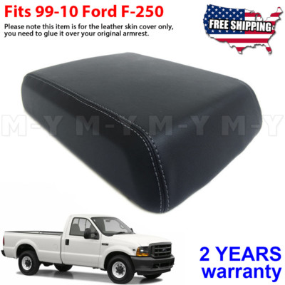 Fit 1999-2010 Ford F-250 Center Console Armrest Vinyl Cover Replacement ...