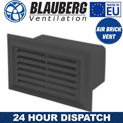 204x60mm, 110x54 Flat Plastic Air Brick Ventilation Extractor Fans Heat ...