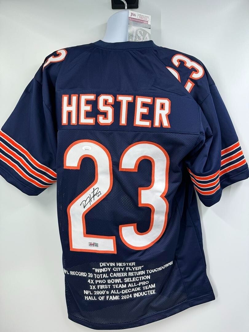 Devin Hester Autographed Memorabilia | Signed Photo, Jersey ...