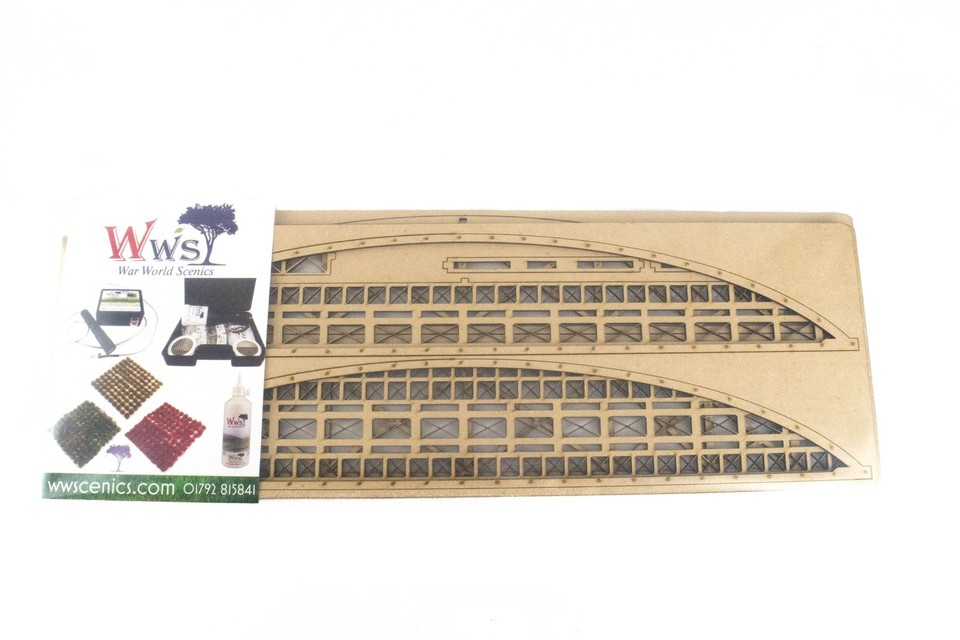Single Track Hi-Detail MDF Bowstring Bridge 450mm HO Gauge Model ...