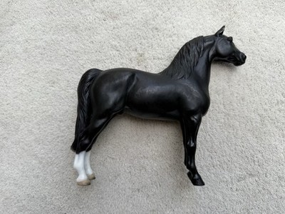 RARE Breyer Model Horse Resin North Light Wade England Black Morgan ...