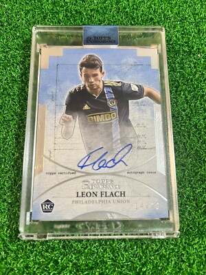 2022 Topps MLS Renaissance Leon Flach RC Auto 14/20 Encased | eBay