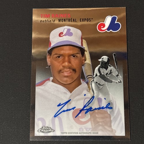 2023 Topps Chrome Platinum Anniversary Tim Raines Autograph | eBay