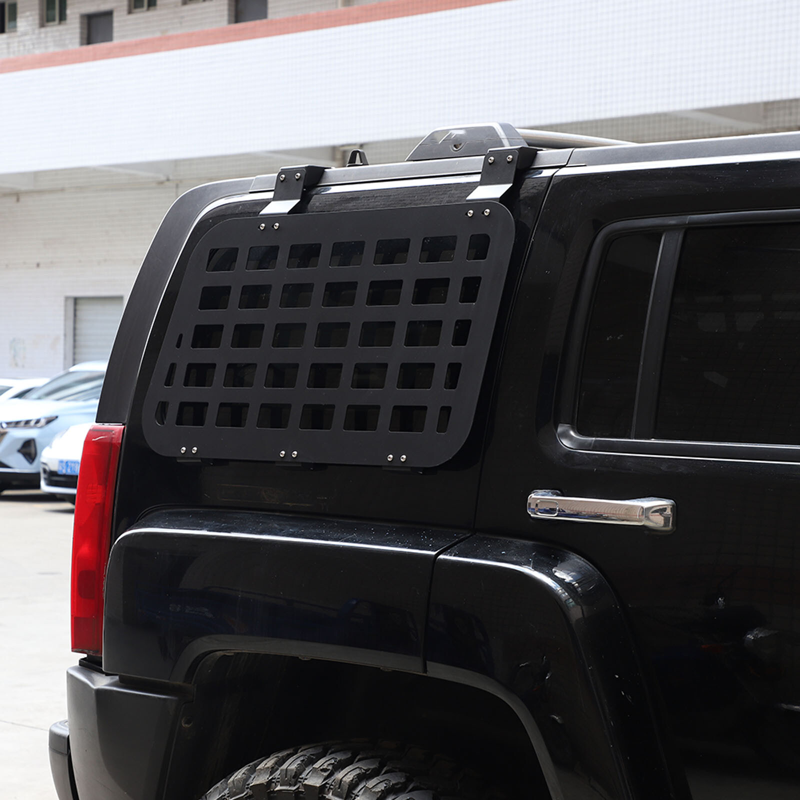 Exterior Rear Window Molle Panel Modular StorageBracket For Hummer H3 ...