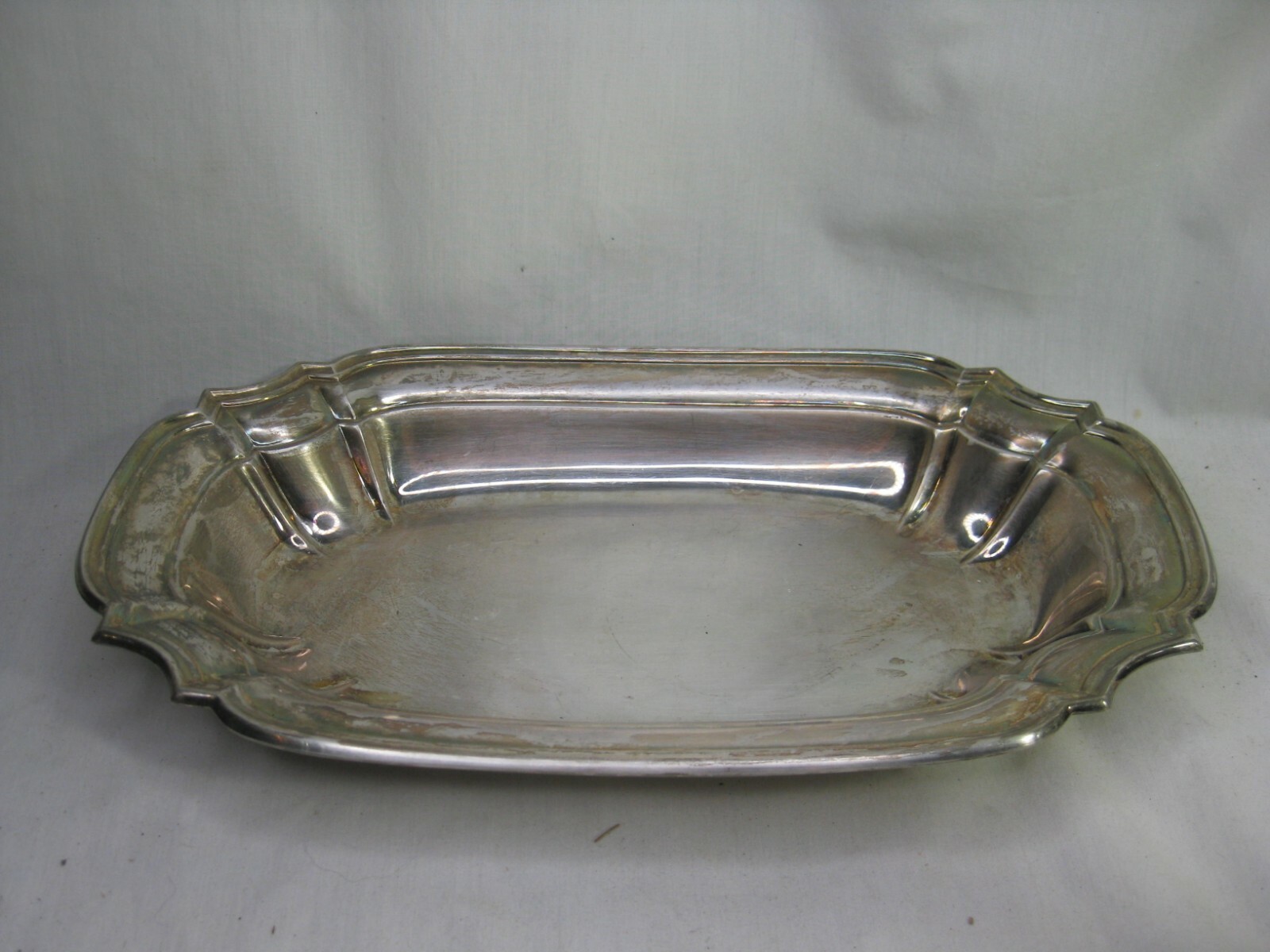 vintage LUNT Silverplate Made in U.S.A. metal tray platter serving ...