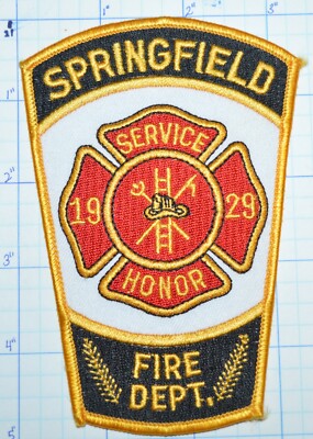 NEW JERSEY, SPRINGFIELD FIRE DEPT PATCH | eBay