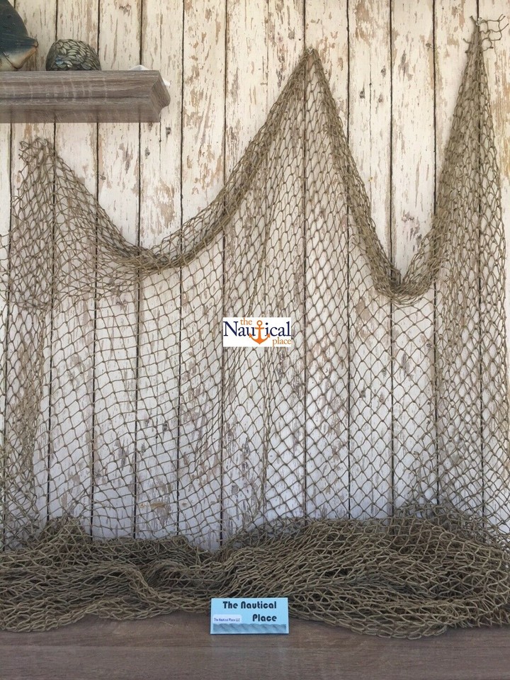 Authentic Fishing Net, Old Vintage Netting, Decorative Used Fish Net ...