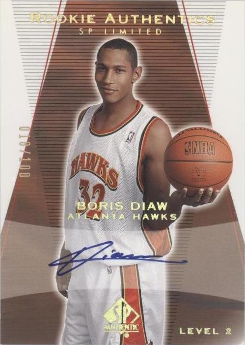 2003-04 SP Authentic - Rookie Authentics Boris Diaw #165 Limited /100 ...