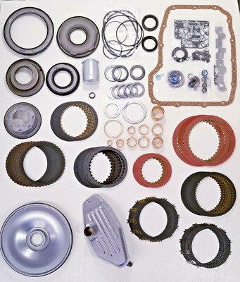 . 68RFE Rebuild Overhaul Kit + Clutches Pistons Bushings Filters Cover ...