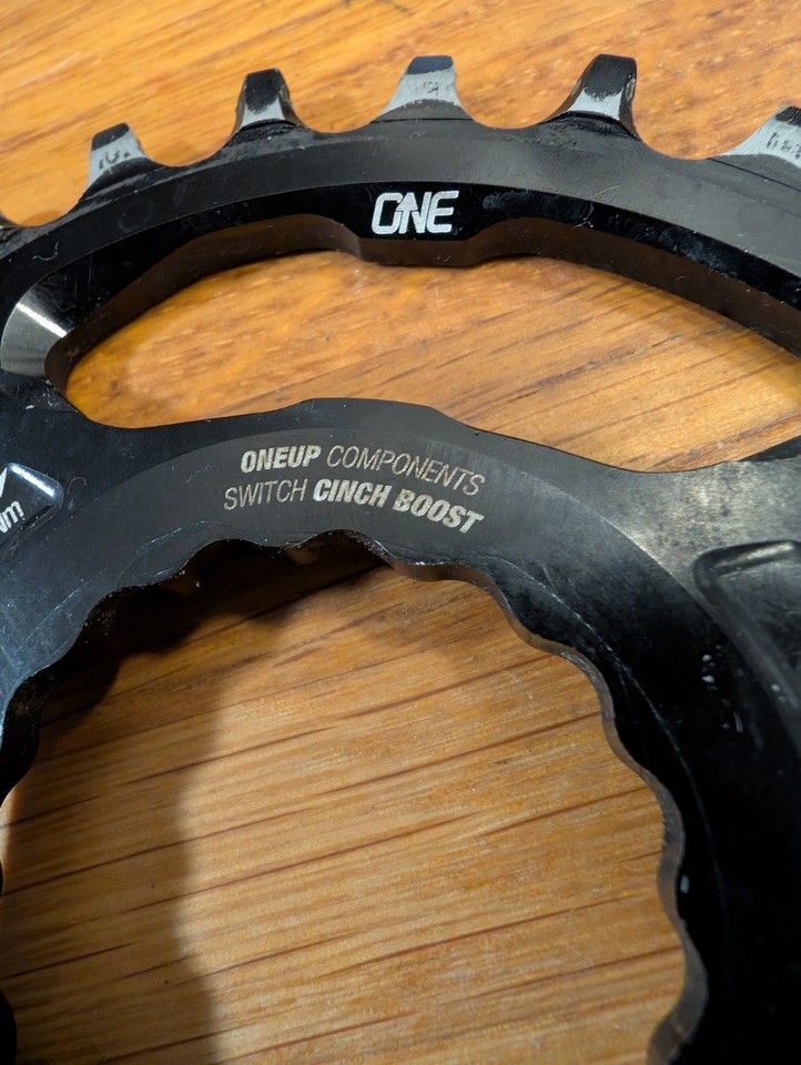 Oneup components switch 28t 12s narrow wide chainring, Raceface cinch ...