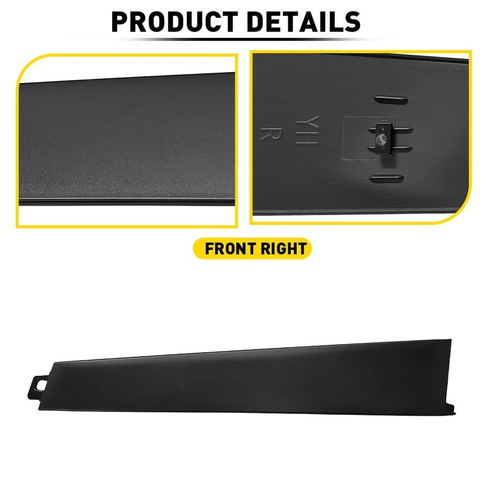 Front Right Door Pillar Molding Black 72430-TA0-A01 For Honda Accord 08 ...