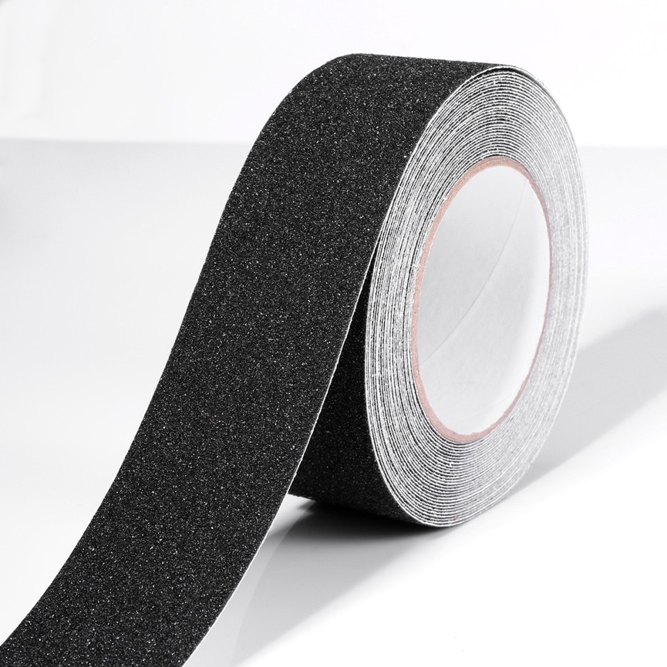BESTOMZ 1PC 10M High Grip Anti Tape Non Adhesive Backed Tape (Black ...
