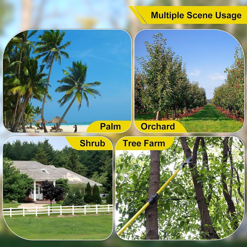 Extendable 30FT Pole Saw with Steel Blade for Tree Trimming and Pruning ...