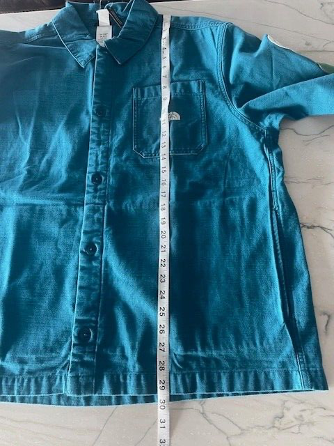 Men's NORTH FACE NWT VALLEY Cotton Jacket Shacket-Blue Coral-XL | eBay