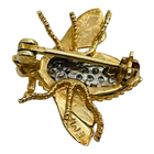 EMA 14k Yellow Gold & Diamond Bee Bug Vintage Pin Brooch 3/4" x 3/4" | eBay