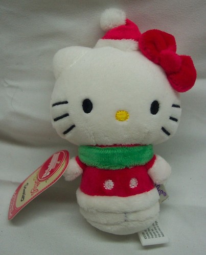 Hallmark ITTY BITTYS Sanrio HOLIDAY HELLO KITTY 5" Plush Stuffed Animal ...