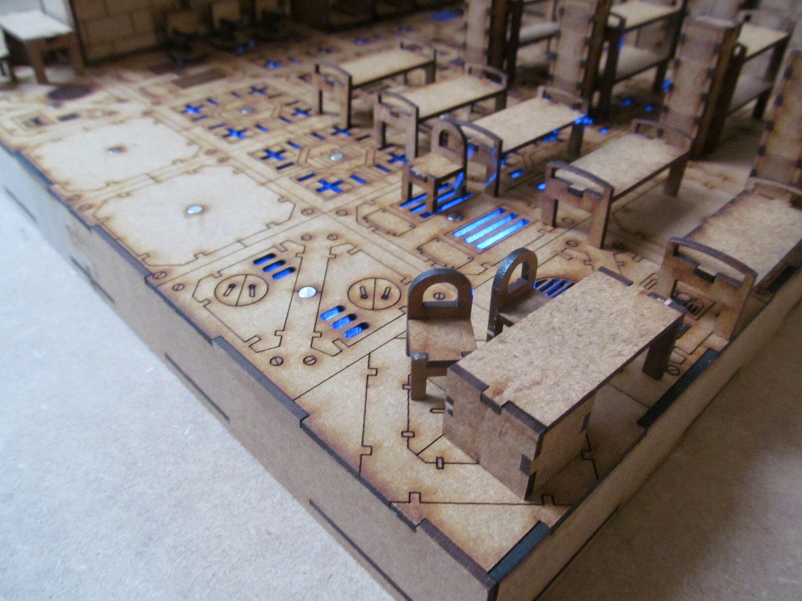 Barracks set wargame Infinity wargaming building terrain legion table ...