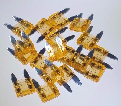 100 Pack ATM 5 Amp Mini Blade Style Fuse 5A Automotive Car Truck 5Amp ...