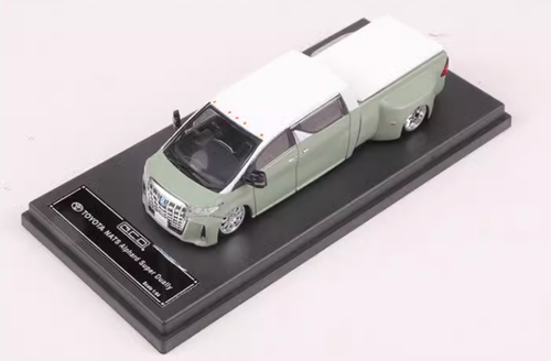 GCD 1:64 Green Alphard Pickup Truck VIP Sports Model Diecast Metal Car ...
