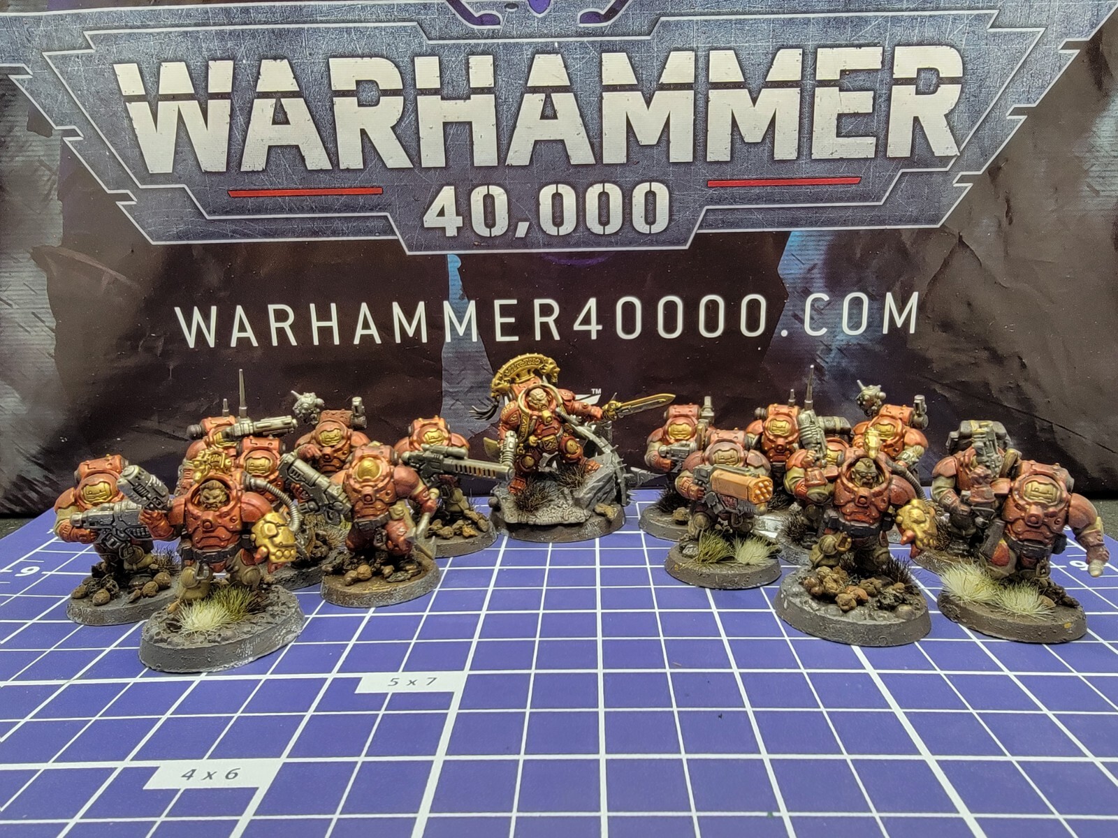Warhammer 40k League of Votann Pro Painted Army - Hearthkyn Warriors ...
