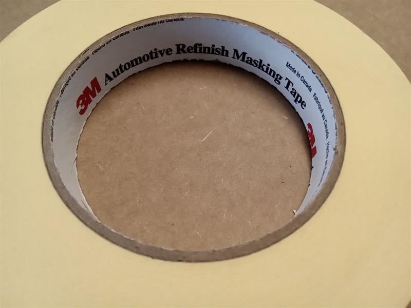 3M 6652 Automotive Refinish Masking Tape 3/4" 48 Pack Yellow | MMM ...