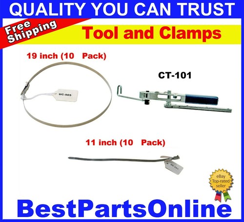 CV Axle HALF Shaft Boot Band BANDING Tool Kit stainless Clamps 19" and ...