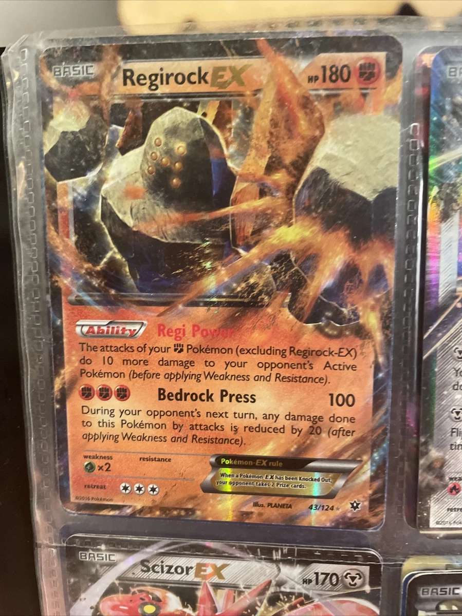 Regirock Ex Pokemon Card