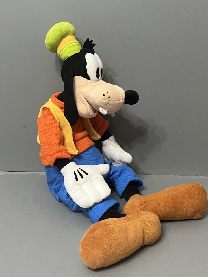 Disney Theme Park Mickey Mouse Goofy 20" Plush Soft Toy Stuffed Animal ...