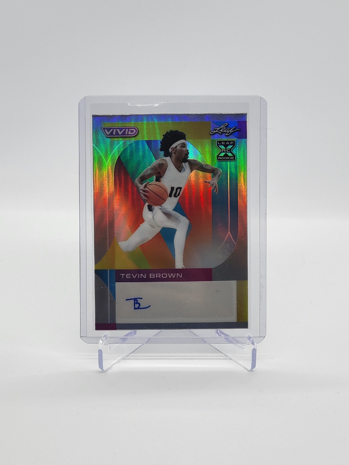 BB 2022-23 Leaf Vivid TEVIN BROWN RC Rookie Auto Autograph 33/40 | eBay