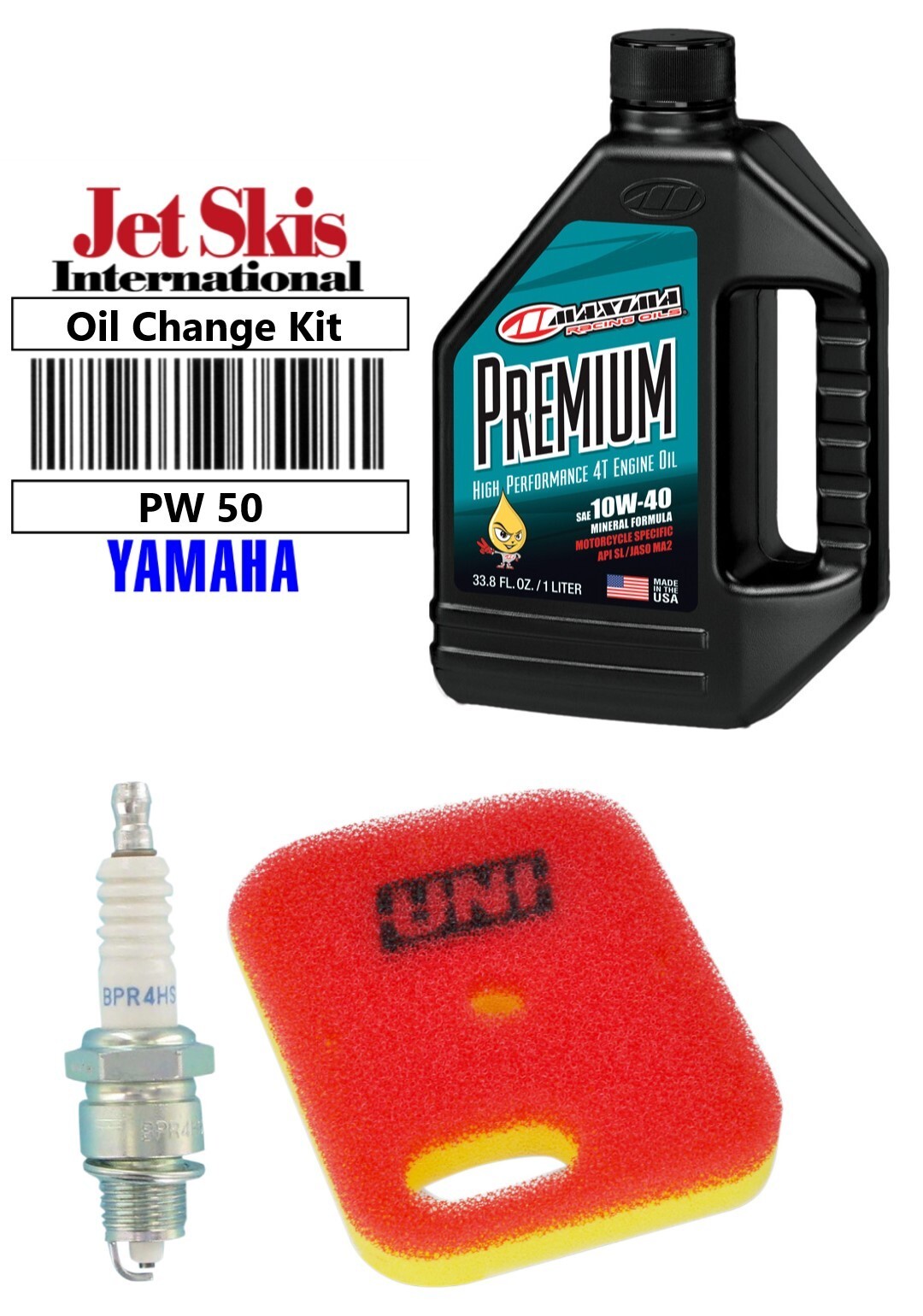 Oil Change Kit W/ Spark Plug For Yamaha PW50 Pee Wee 50 Y Zinger | eBay