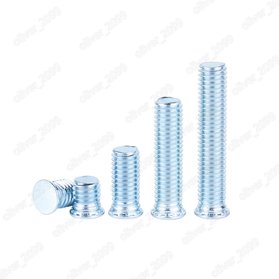 Galvanized Steel Flat Head Pressure Riveting Self Clinching Threaded ...