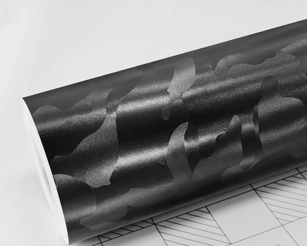 Ghost Black Camo Vinyl Wrap - Car Sticker Decal Film - Bubble Free ...