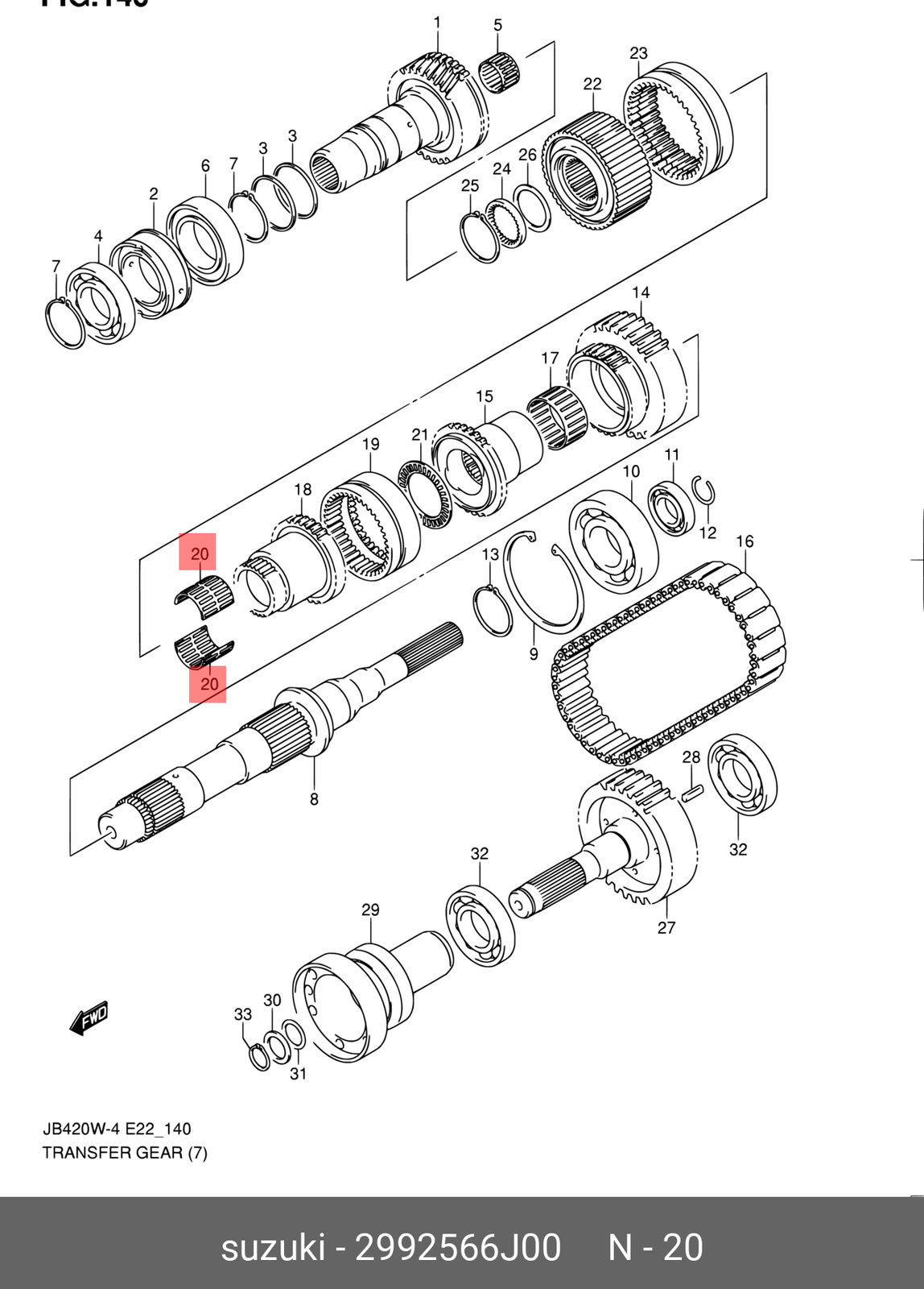 Genuine OE Bearing Roller 2992566J00 For Suzuki 29925-66J00 | eBay
