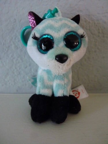 TY Beanie Boos ATLAS the Fox Bag Clip Keychain 3.5" Free Shipping | eBay