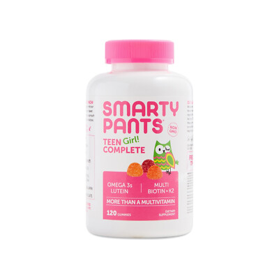 Smarty Pants Teen Girl Complete Multivitamin, 120 Gummies | eBay