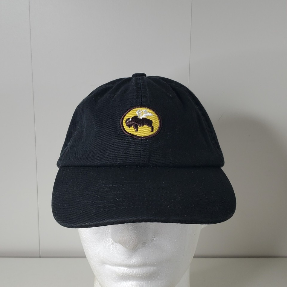Buffalo Wild Wings Strapback Hat Black Baseball Cap Restaurant Uniform ...