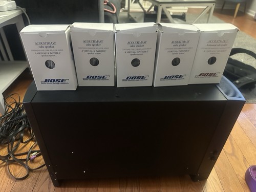 Bose Acoustimass 10 Series IV Home Theater Speaker System Speakers Box ...