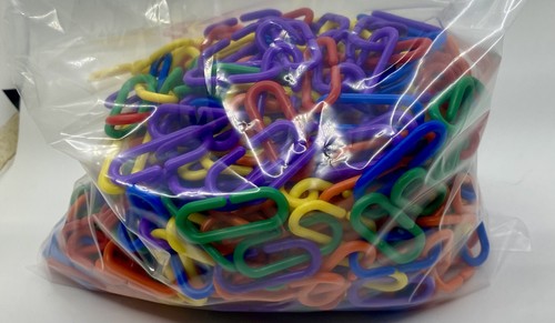 C-Clips Hooks Chain Linking Colors Patterns Creative Sort Count Toys ...